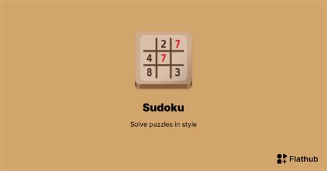Install Sudoku On Linux Flathub