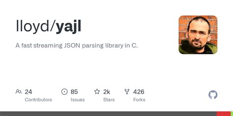 Github Lloydyajl A Fast Streaming Json Parsing Library In C