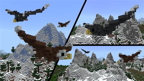 Minecraft How To Build Eagles Youtube