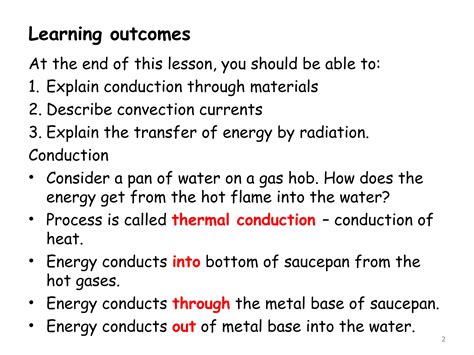 Conduction Convection And Radiation PPT