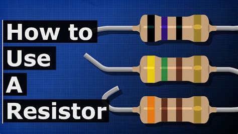 How To Use A Resistor Basic Electronics Engineering On Video Cour Electrique