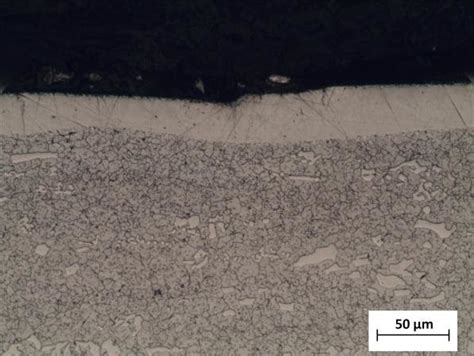Optical Microphotograph Of The Recast Layer On The Workpiece Machined