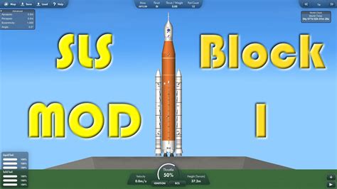 Sls Artemis Block 1 Reveal Custom Parts In Spaceflight Simulator Youtube