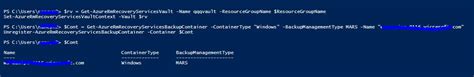 Powershell Unable To Delete Azure Recovery Services Vault Stack Overflow