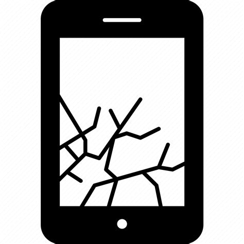 Phone Screen Broken Damage Repair Icon Download On Iconfinder