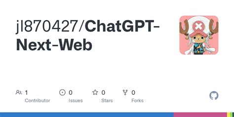 Github Jl870427chatgpt Next Web