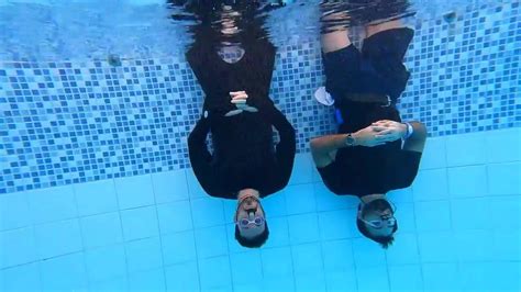 Upside Down Underwater Breathold