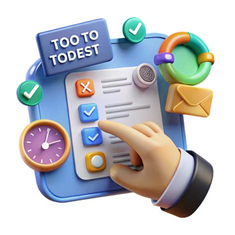 Checklist App Task Management Time Optimization 56481970 Png