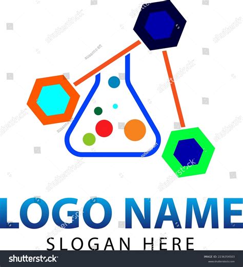 Science Logo Symbols Icons Logo Science Stock Vector Royalty Free