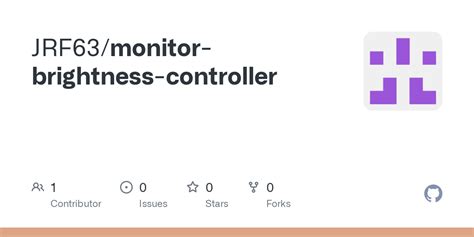 Github Jrf63monitor Brightness Controller