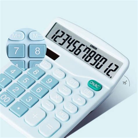 Ck Big Display Calculator 12 Digits Solar Battery Powered Office Ck Big Display Calculator 12 Digits Solar Battery Powered Office