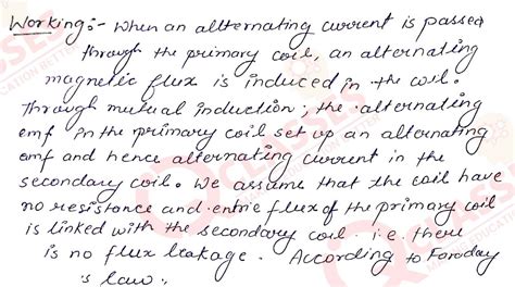 Class 12 Isc Physics Important Notes Chapter Alternating Current