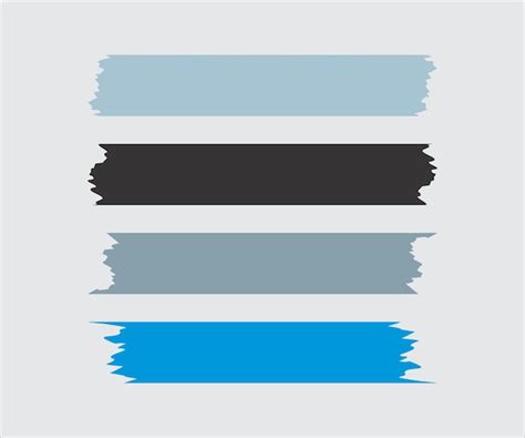 찢어진 종이 조각 배경 벡터 세트 프리미엄 벡터