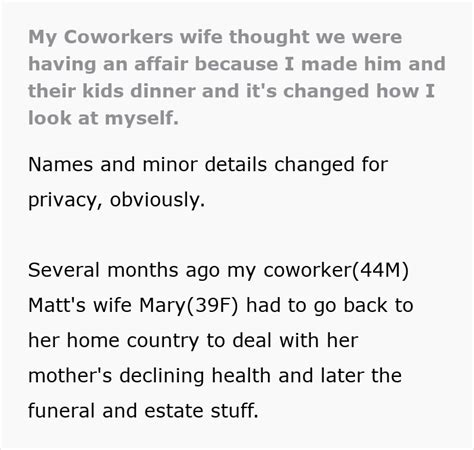 “super Super Awkward” Woman Teaches Coworkers Son To Cook Gets