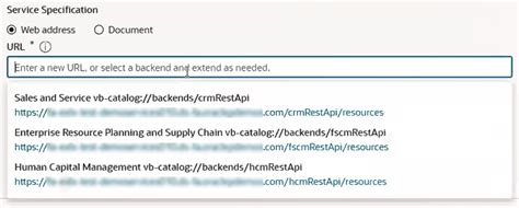 Create A Service Connection From A Service Specification