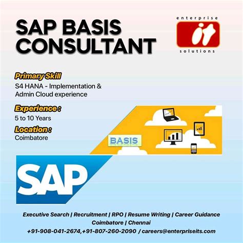 Urgentrequirement Hiringimmediately Sapbasisconsultant Dbupgrade Versionupgrade