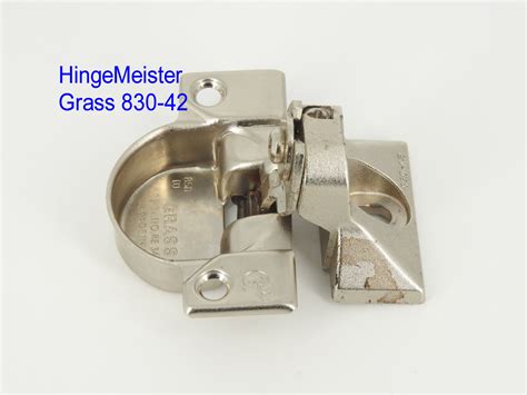 Complete Hinge Grass 830 Nickel Hinge And 830 42 Mounting Plate