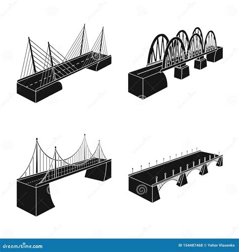 Vector Illustration Of Construct And Side Sign Set Of Construct And Architecture Stock Symbol