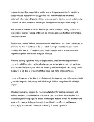 Guide To Predictive Analytics With Machine Learning Pdf
