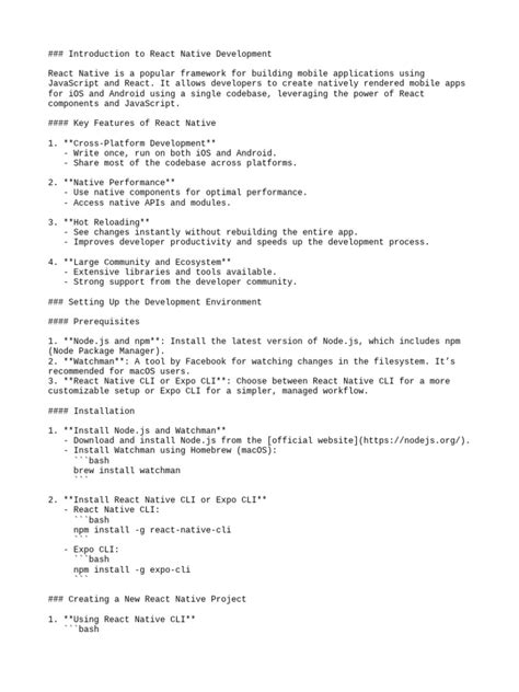 react native pdf mobile app computing platforms