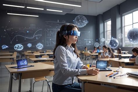 Premium Photo Augmented Reality Mathematics A New Dimension In Futuristic Classrooms