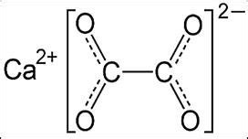 Calcium Oxalate Crystal Molecular Structure