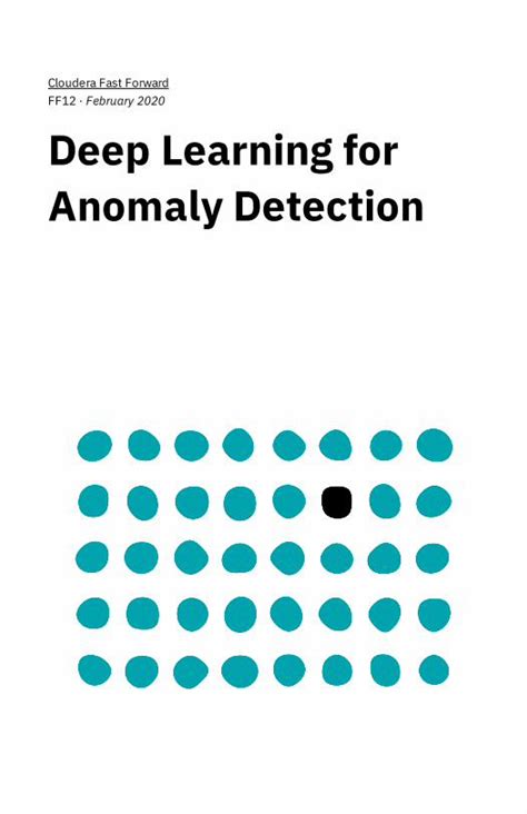 Pdf Anomaly Detection Deep Learning Foranomaly Detection