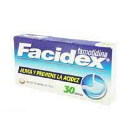 Facidex Tabletas 30 Piezas De 10 Mg Cu Walmart