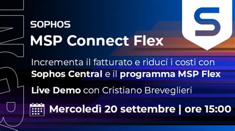 sophos msp connect flex linkedin