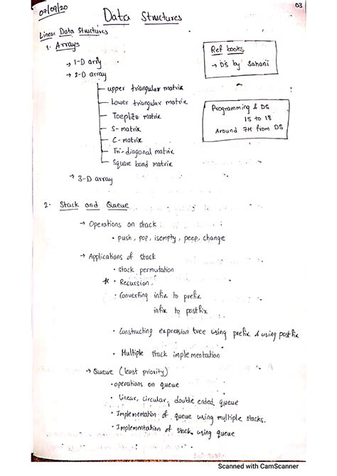 DS Notes Btech Studocu