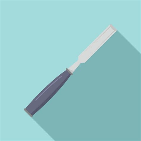 Chisel Building Icon Flat Style Vector Art At Vecteezy