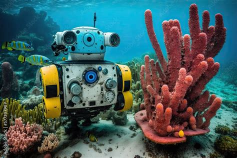 Robots Save Dying Coral Reefs Robots Technology Rescue Of The Great Barrier Reef Undersea