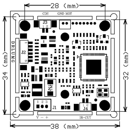 960p Sony 1 3 Imx225 Nvp2431h Cmos Board 1 3 Megapixel For Cctv Ahd Camera Module