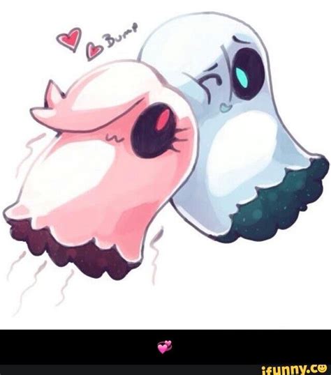 Ut Fanart Napstablook And Hapstablook The Ghost Cousins Cute