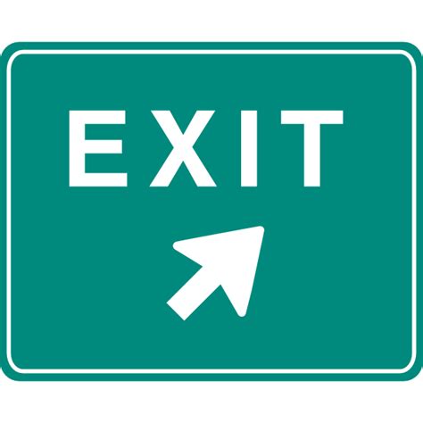EXIT FREEWAY SIGN Logo Download Png