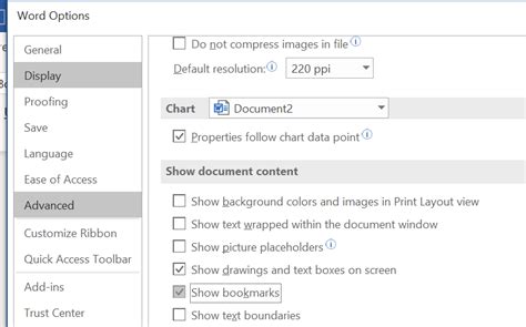 Display Bookmarks Chemistry Word Vba Macros