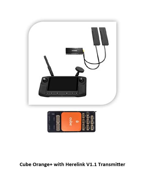 Communication Bw Herelink And Cube Orange Pdf System On A Chip Software Defined Radio