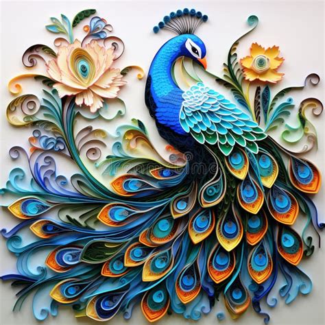 Quilling Painting Stock Illustrations 2197 Quilling Painting Stock