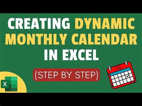 Interactive Excel Calendar Template