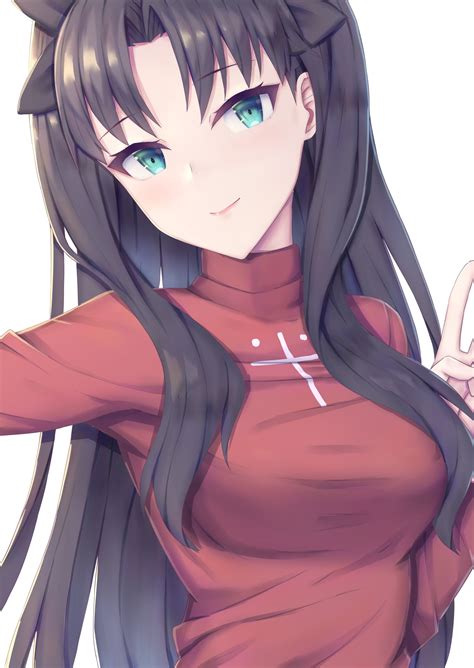 Tohsaka Rin Fate And 1 More Drawn By Ohguromariya Danbooru
