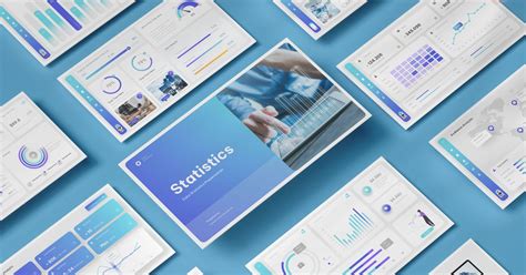 Data Statistics Powerpoint Incl Data Table And Data Visualisation Envato