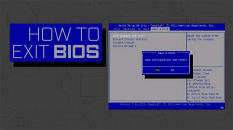 How To Exit Your Bios [get Out Of Any Bios To Resume Boot]