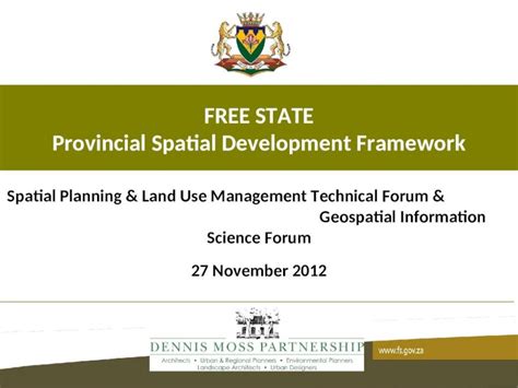 Ppt Free State Provincial Spatial Development Framework Dokumen Tips