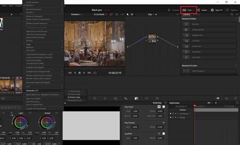 Davinci Resolve LUTs Import Export Tip To Adjust Intensity