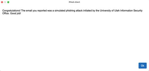 Simulated Exercises Help Users Identify Avoid Phishing University