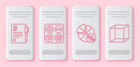 Set Line Open Book Square Root Equation Solution And Function Mathematical Symbol White