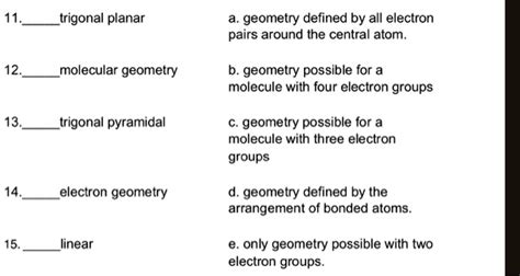 Trigonal Planar Geometry Defined By All Electron Pairs