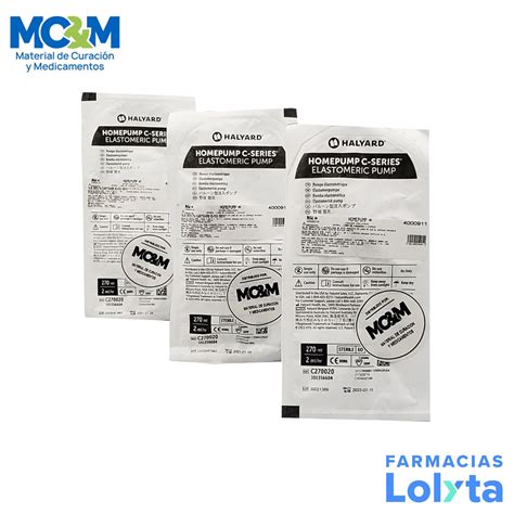 Infusor Elastomerico 270 Ml 2 Mlh Homepump C Lab Pisa Website Mcandm