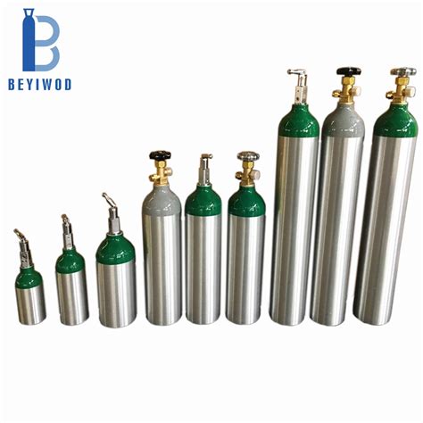 High Pressure M60 60cuft Aluminum Oxygen Cylinder With Cga540 Valve