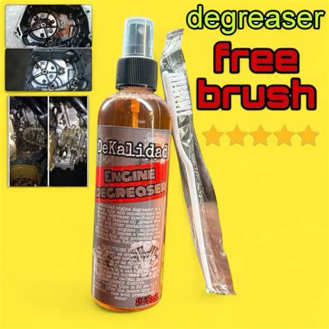 Motorcycle Engine Degreaser 250ml Free Brush Shopee Philippines